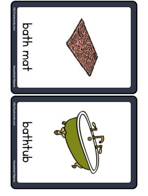 common objects flashcards printable free
